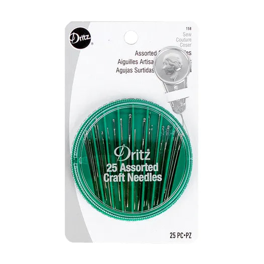 Dritz Assorted needles with Needle Threader – Essem Textiles Co.